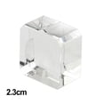 Acrylic Square Display Block Clear Polished Cube Acrylic Jewelry ...