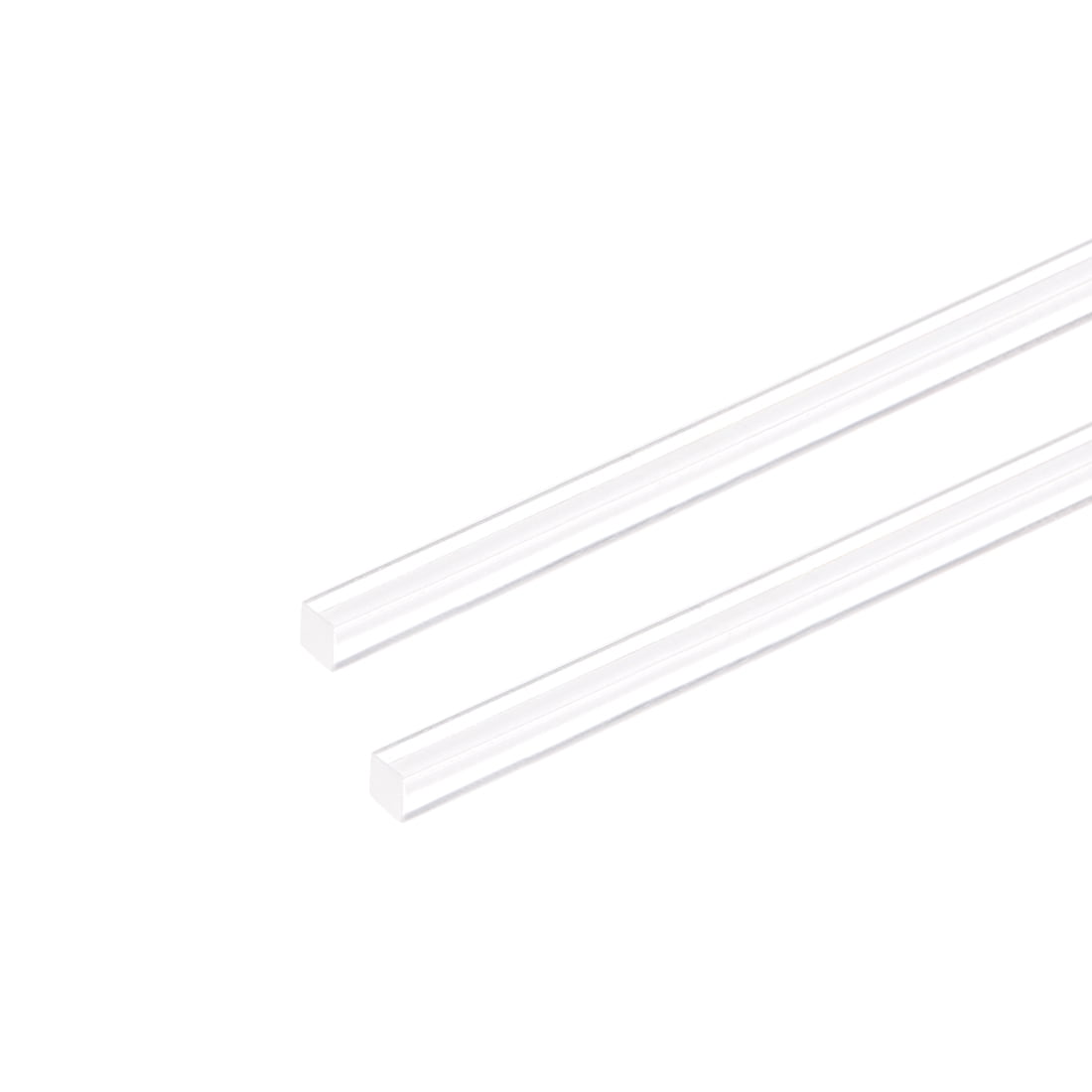Uxcell Acrylic Square Rod0.2x0.2x10inch Clear Plastic Rod Solid PMMA ...