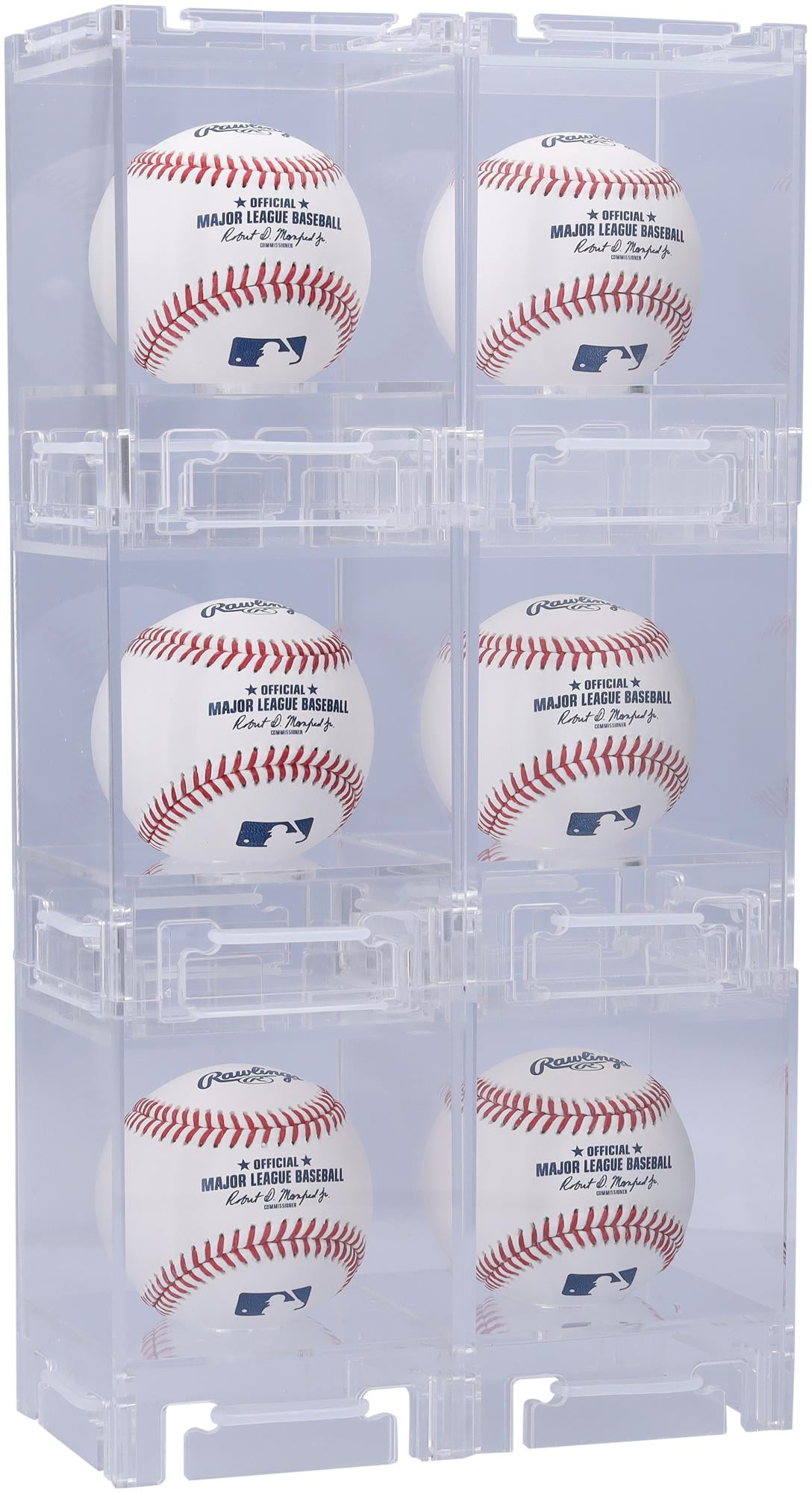 Acrylic Stackable and Collapsible Six Baseball Display Cases - Fanatics ...