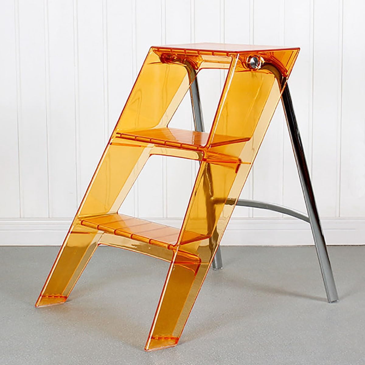 Acrylic Step Ladder Step Folding Transparent Step Stool for Adults ...