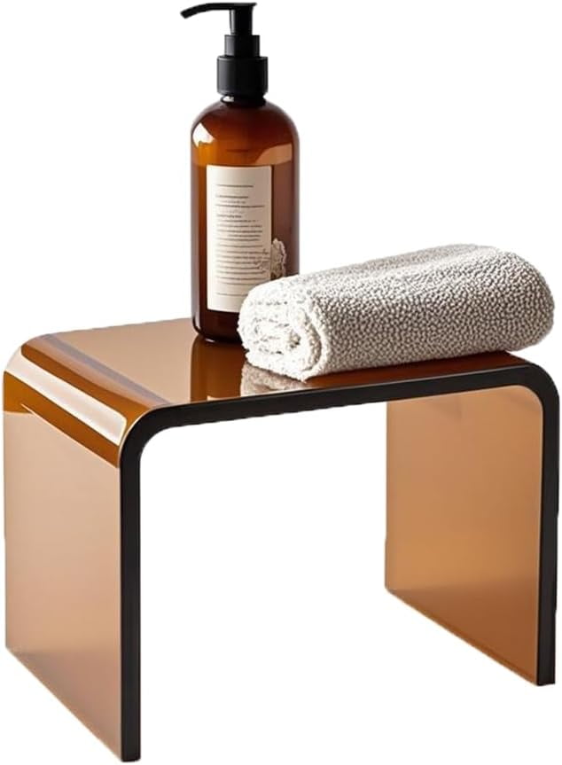 Acrylic Step Stool, 13" W Small Step Stool, Kids' Step Stool,Toilet ...
