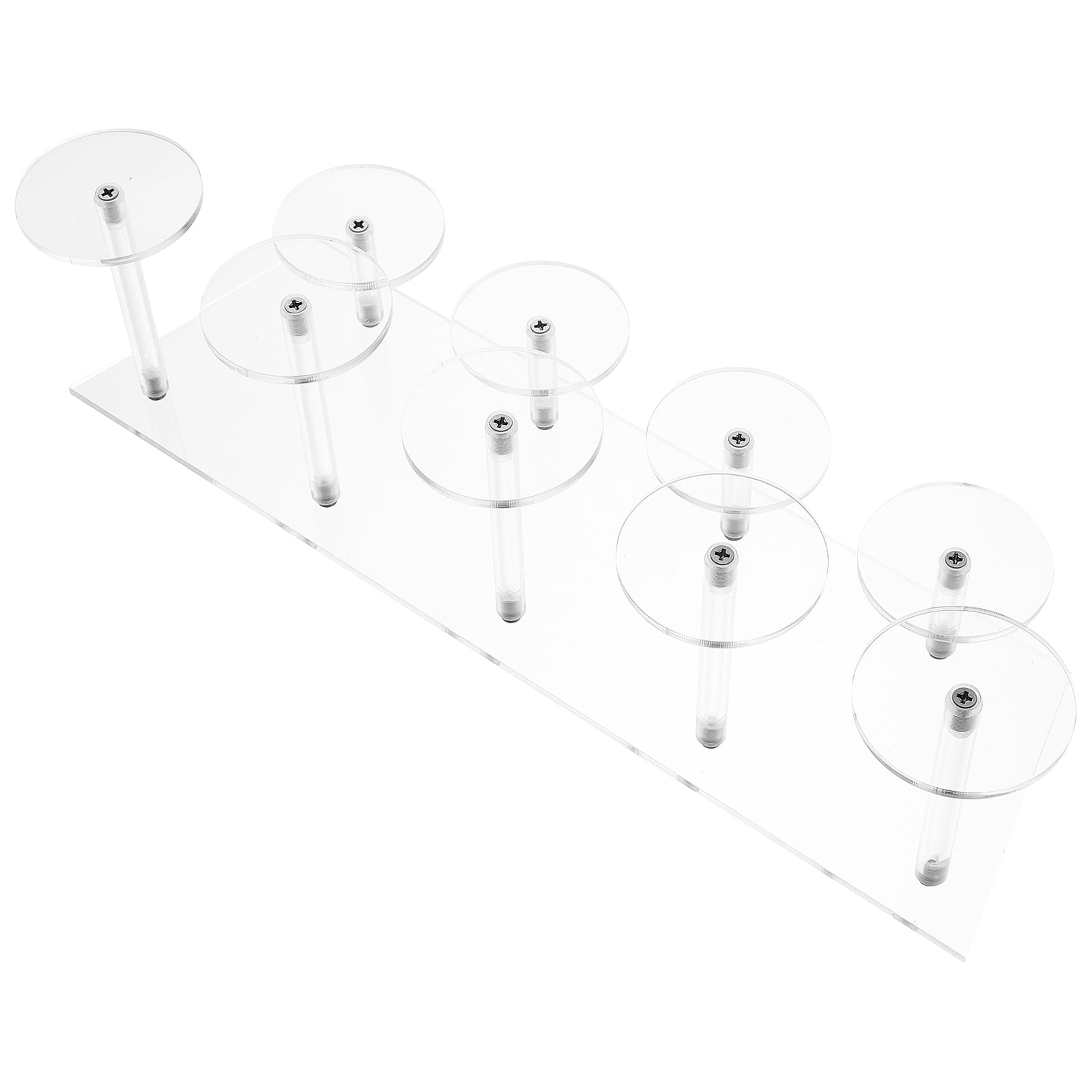 Acrylic Stepped Multi-layer 9-booth Transparent Jewelry and Antiques ...