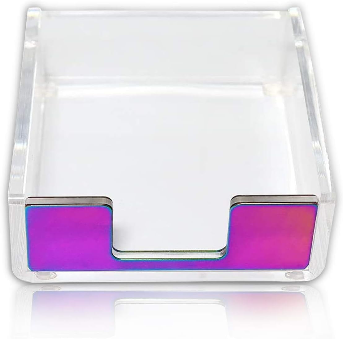 Acrylic Sticky Note Holder Desk Organizer Decor for 3x3 Sticky Notes ...