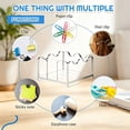 Acrylic Sticky Note Holder Set, 2 Pack Clear Memo Pad Stand, Desktop ...