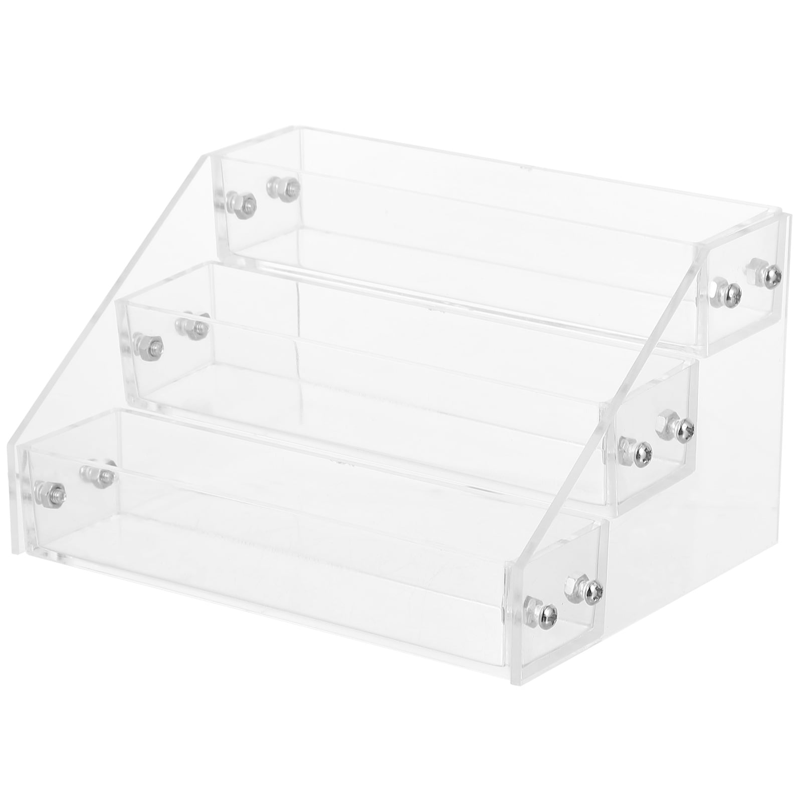 Acrylic Storage Box Salon Rack Shelf Nail Polish Tool Organizer Clear ...