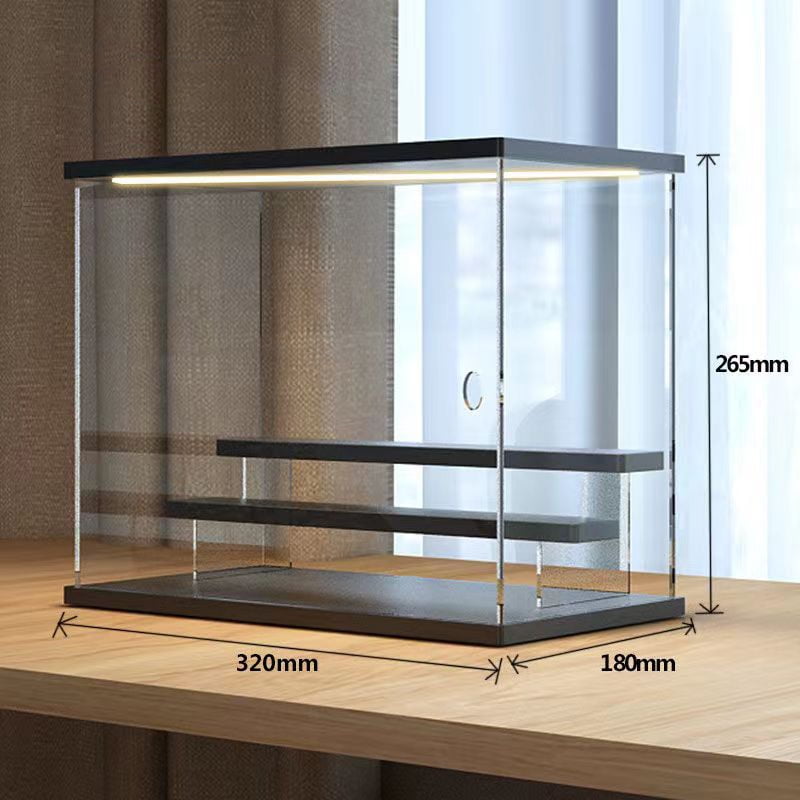 Acrylic Storage Cases with Lights, Dust Storage Boxes for Toys, Car ...