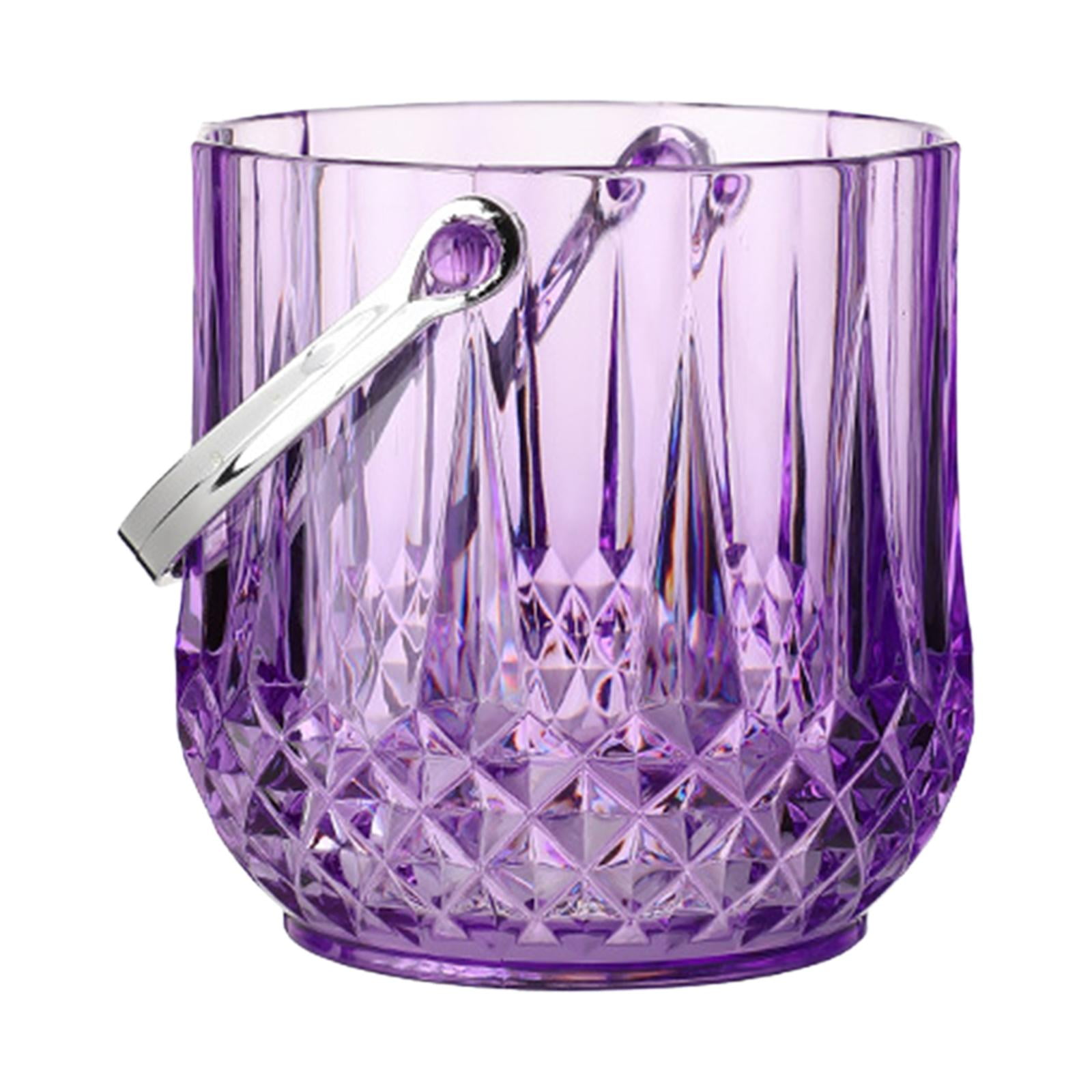 Acrylic Storage Tub Beverage Chilling Tub Portable Beer Bucket Beverage ...