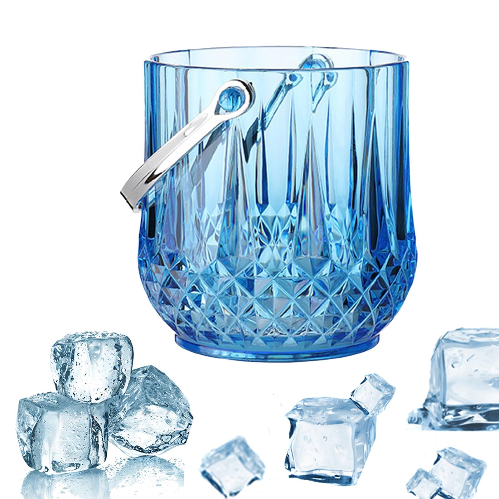 Acrylic Storage Tub Beverage Chilling Tub Portable Beer Bucket Beverage ...