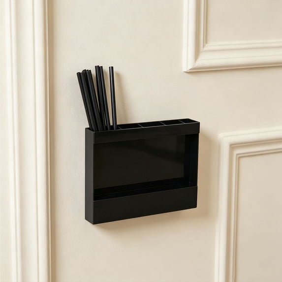 Acrylic Straw Holder Organizer for Counter, Clear Straw Dispenser for ...