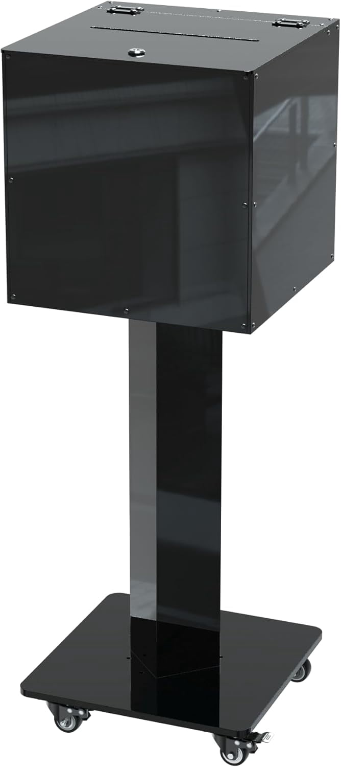 Acrylic Suggestion Box with Lock and Key for Office Home Event Donation ...