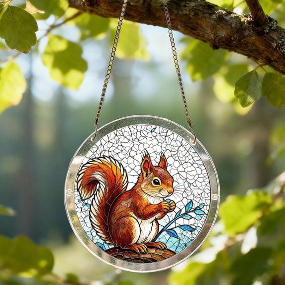Acrylic Sun Catcher Window Hanging Butterfly Pattern Stained Glass ...