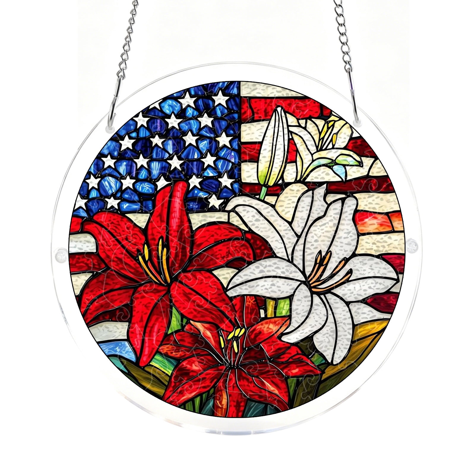 Acrylic Suncatcher Flat Puzzle Window Hanging Art Decor Handcrafted ...