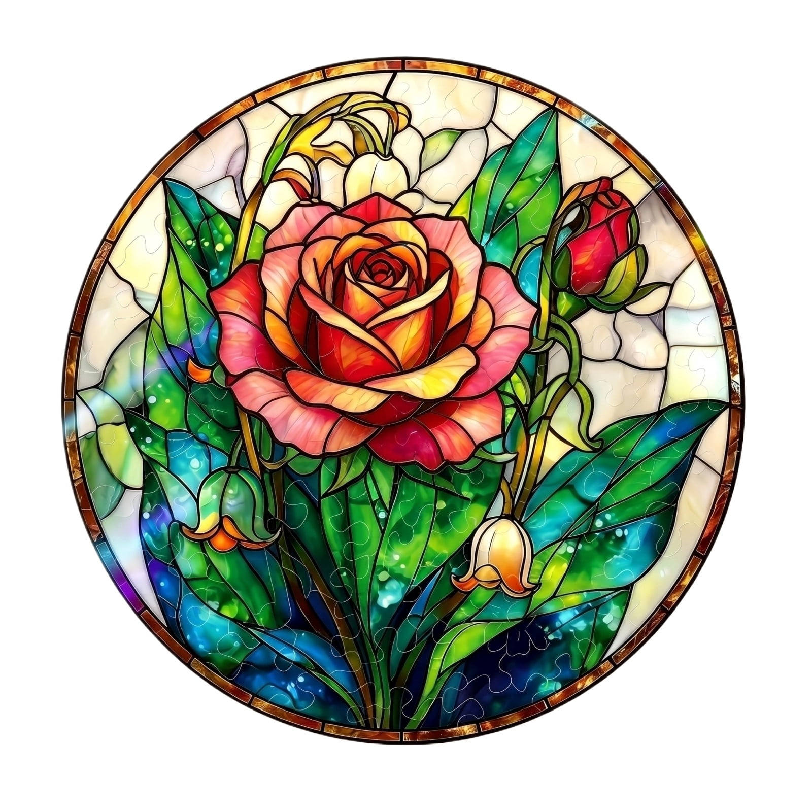 Acrylic Suncatcher Puzzle – Garden Decoration Window Hanging – DIY Sun ...