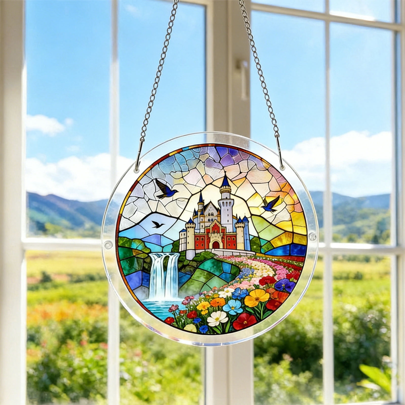 Acrylic Suncatcher Puzzle for Windows, DIY Rainbow Light Catcher, No ...