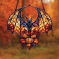 Acrylic Suncatcher Window Hanging 6-12 Inch Fall Bat Pumpkins Autumn ...