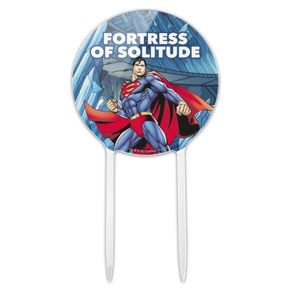 Acrylic Superman Fortress of Solitude Cake Topper Party Decoration for ...