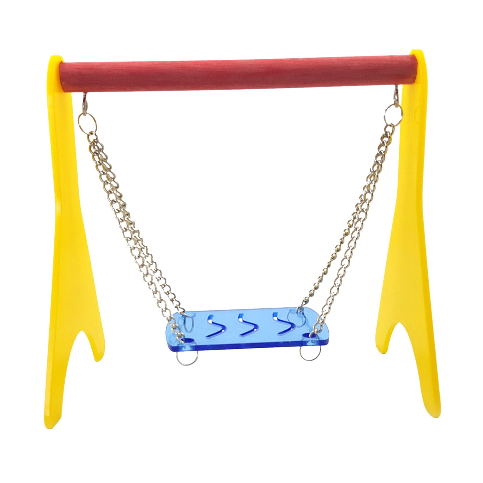 Acrylic Swing Chicken Toy - With Hanging Chain for Bird Cage, Safe and ...