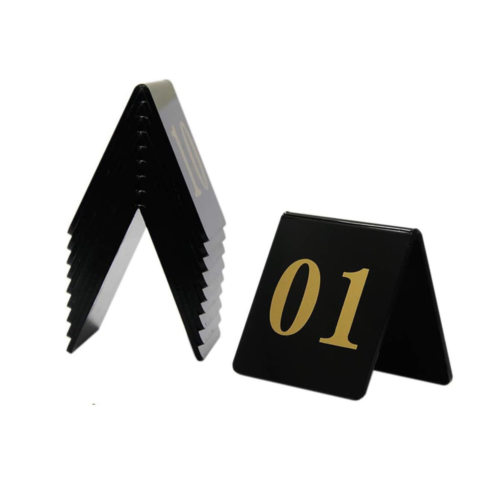 Acrylic Table Numbers Cards,3×3inches 1-10/20/50/70 Table Tent Numbers ...