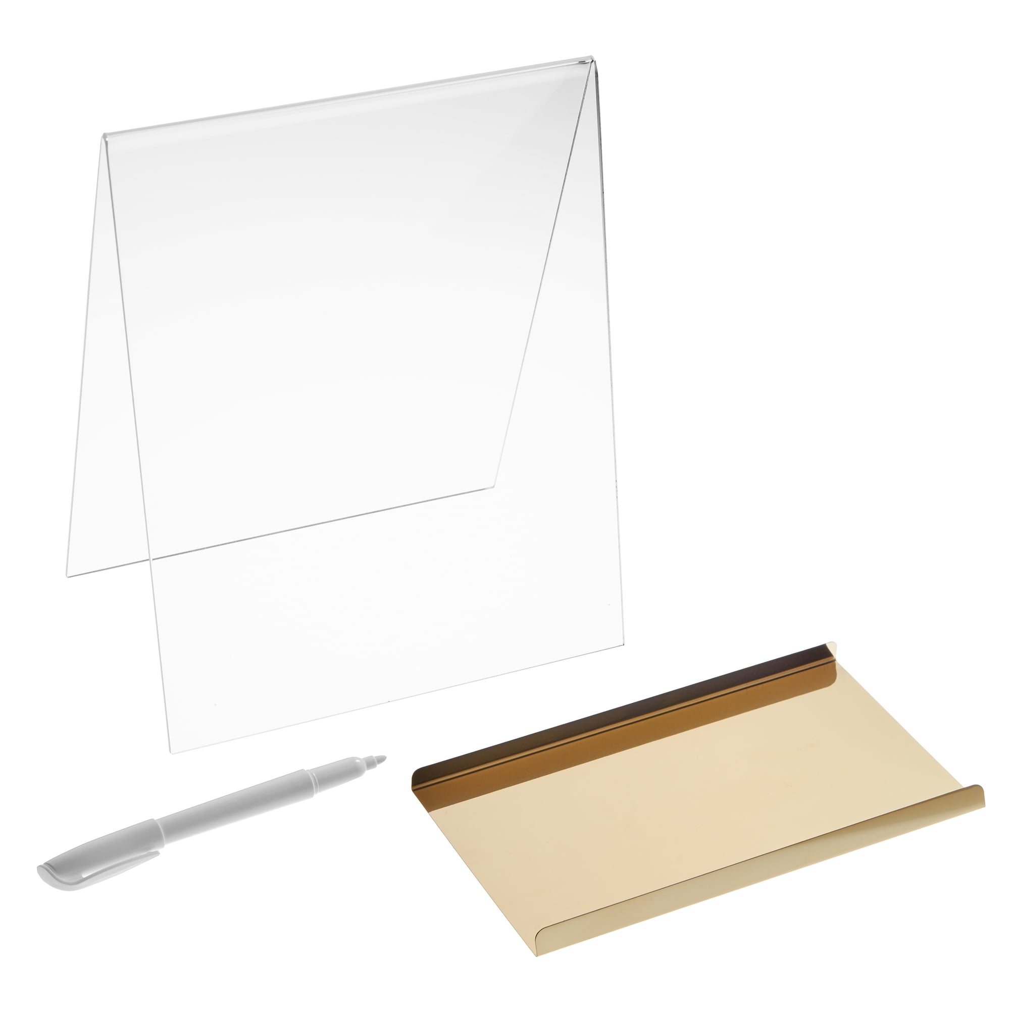 Way To Celebrate Acrylic Table Top Tent Stand Sign Holders - Walmart.com