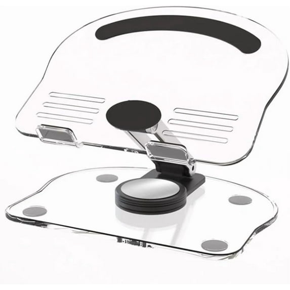 Acrylic Tablet Stand Holder with 360 Rotatable Base,Foldable Adjustable ...