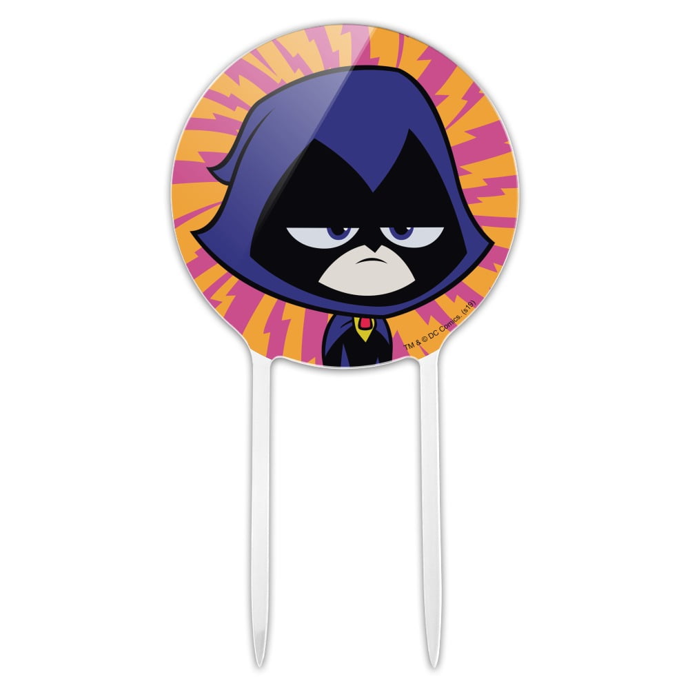 Acrylic Teen Titans Go! Raven Cake Topper Party Decoration for Wedding ...