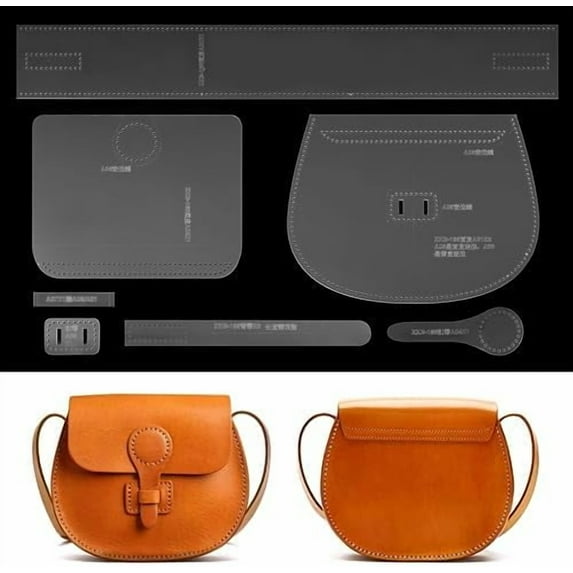 Acrylic Template Leather Pattern for Shoulder Bag Making, Template Kit ...