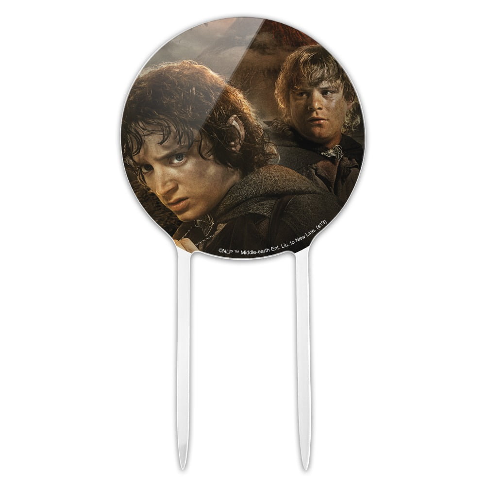 Acrylic The Lord of the Rings Frodo and Sam Characters Cake Topper ...