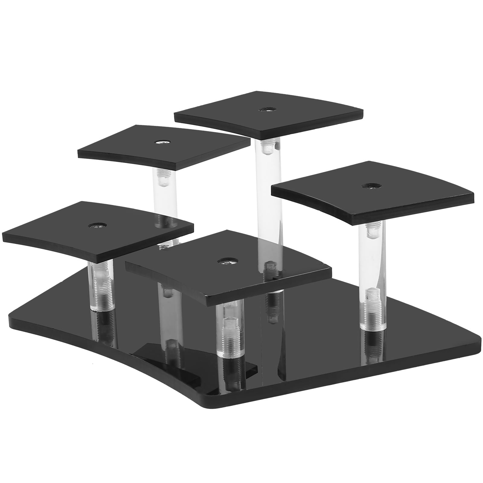 Acrylic Tiered Display Stand Collections Display Riser Shelf Figures ...