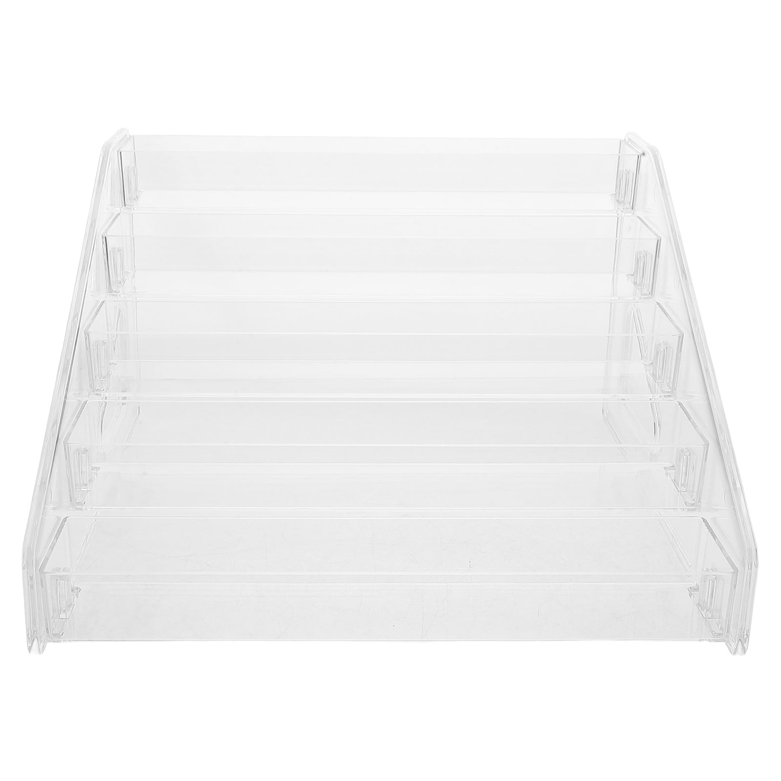 Acrylic Tiered Display Stand for Figures with 5 Shelves Clear Acrylic ...