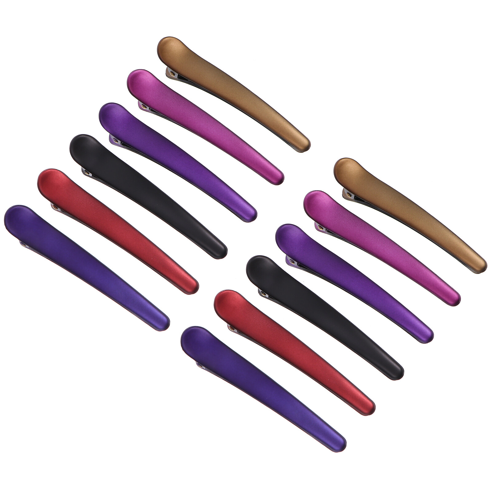 Acrylic Tip Clip 12 Pcs Hair Accessories Fashion Make up Plattles The ...