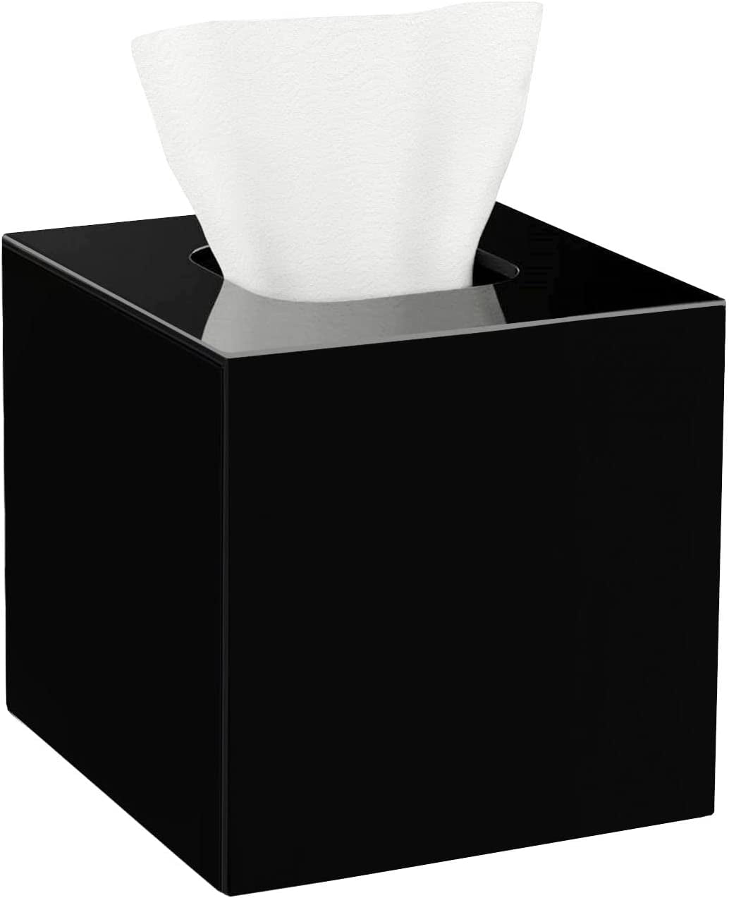 Acrylic Tissue Box Holder with Magnetic Base, Dryer Sheet & Mask Case ...