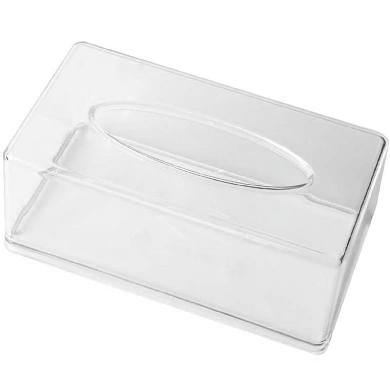 Acrylic Tissue Box Rectangular Transparent Tissue Box for Office, Home ...