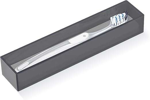 Acrylic Toothbrush Holder with Diatomite Drying Stone, Bathroom Drawer ...