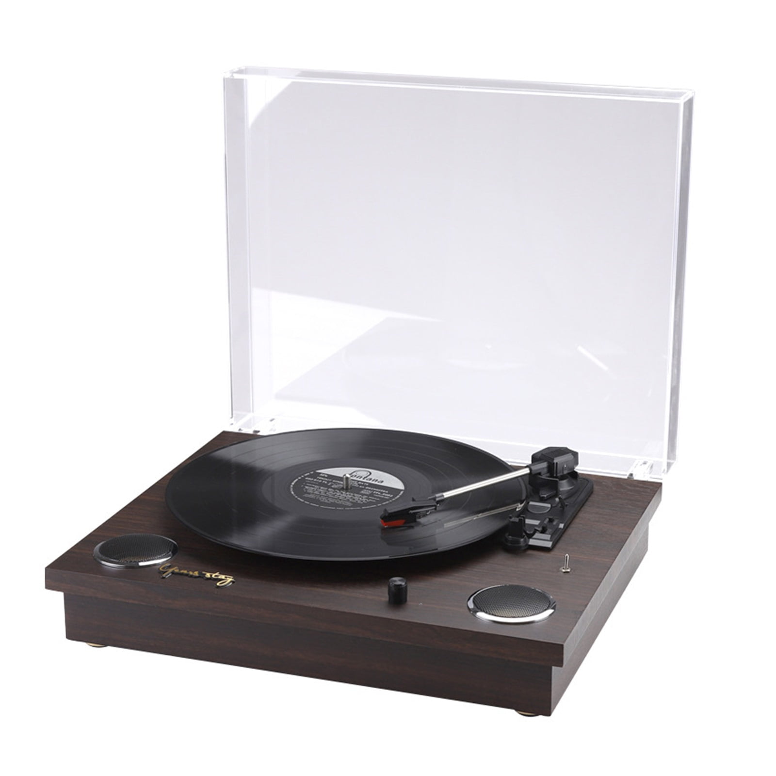 Acrylic Transparent Dust Cover Vinyl Record Player LP Vintage Wireless ...