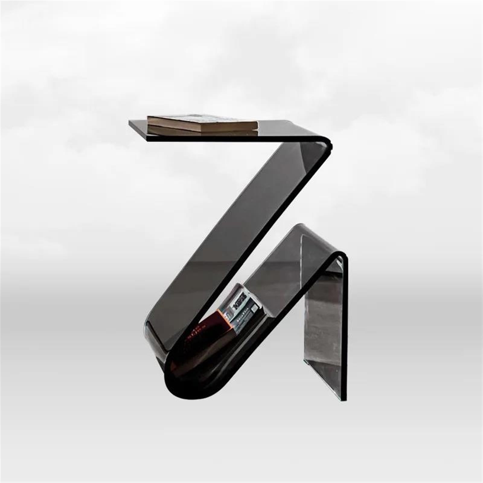 Acrylic Transparent Minimalist Style Small Household Movable Tea Edge ...