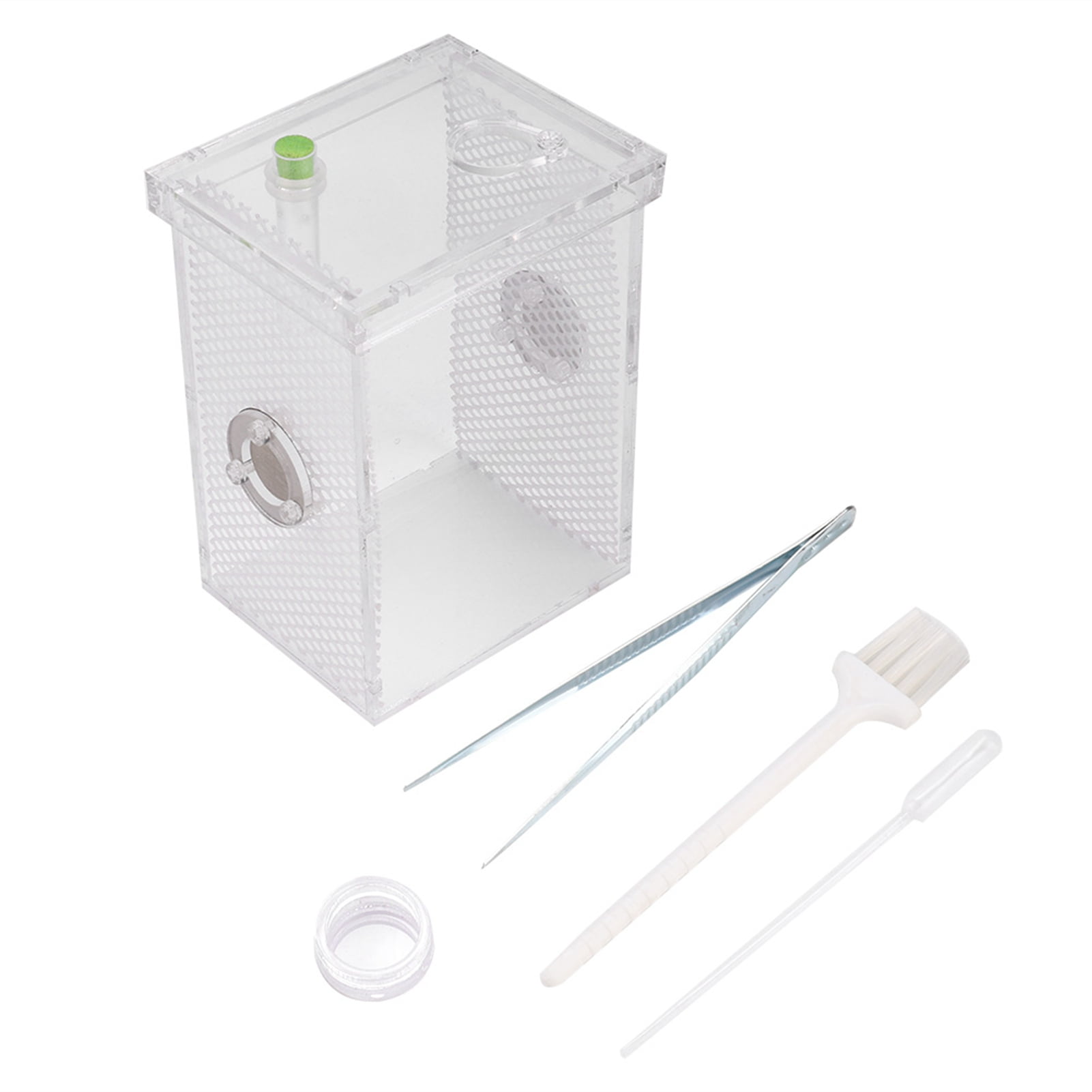 Acrylic Transparent Wet Reptiles Insect Tank Breeding Box Pets Turtles ...