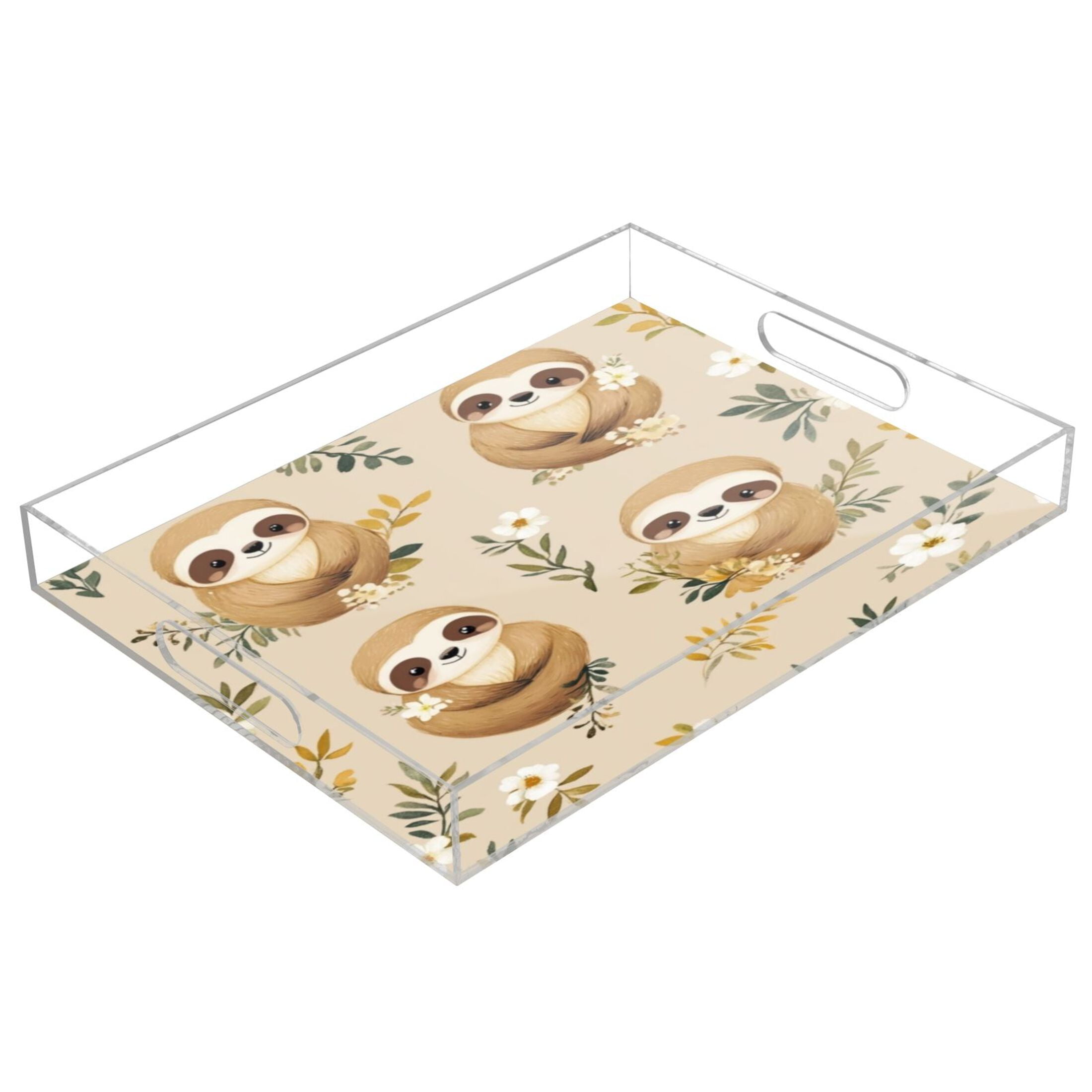 Acrylic Tray 15.7*11.8*1.9 Inch Transparent Tray Food Tray Tea Cup Tray ...