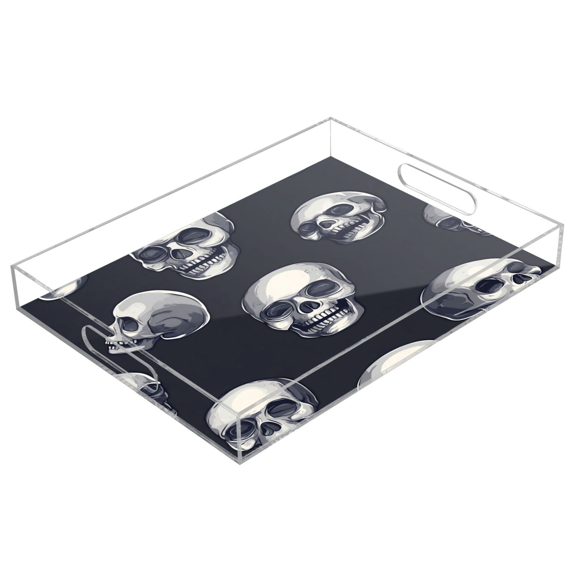 Acrylic Tray 15.7*11.8*1.9 Inch Transparent Tray Food Tray Tea Cup Tray ...