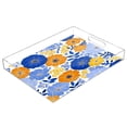 Acrylic Tray 15.7*11.8*1.9 Inch Transparent Tray Food Tray Tea Cup Tray ...