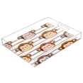 Acrylic Tray 15.7*11.8*1.9 Inch Transparent Tray Food Tray Tea Cup Tray ...