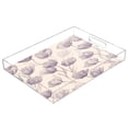 Acrylic Tray 15.7*11.8*1.9 Inch Transparent Tray Food Tray Tea Cup Tray ...
