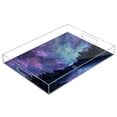Acrylic Tray 15.7*11.8*1.9 Inch Transparent Tray Food Tray Tea Cup Tray ...