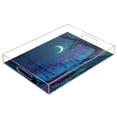 Acrylic Tray 15.7*11.8*1.9 Inch Transparent Tray Food Tray Tea Cup Tray ...