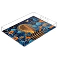 Acrylic Tray 15.7*11.8*1.9 Inch Transparent Tray Food Tray Tea Cup Tray ...
