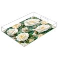 Acrylic Tray 15.7*11.8*1.9 Inch Transparent Tray Food Tray Tea Cup Tray ...