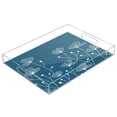 Acrylic Tray 15.7*11.8*1.9 Inch Transparent Tray Food Tray Tea Cup Tray ...