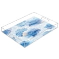 Acrylic Tray 15.7*11.8*1.9 Inch Transparent Tray Food Tray Tea Cup Tray ...