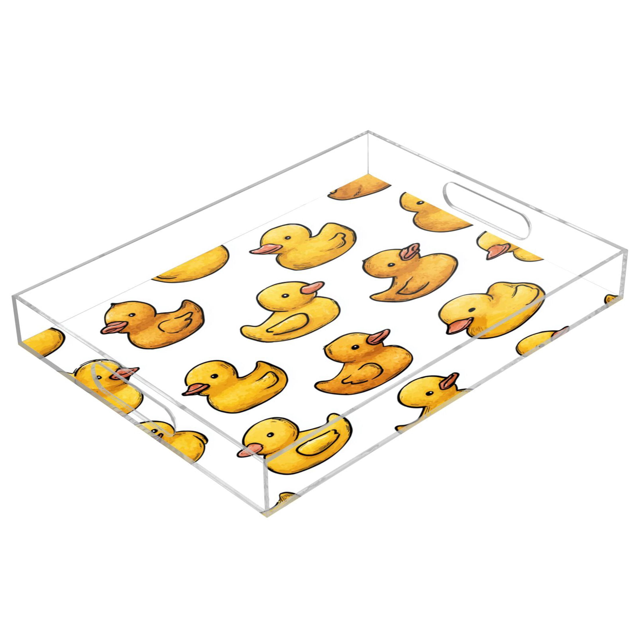 Acrylic Tray 15.7*11.8*1.9 Inch Transparent Tray Food Tray Tea Cup Tray ...