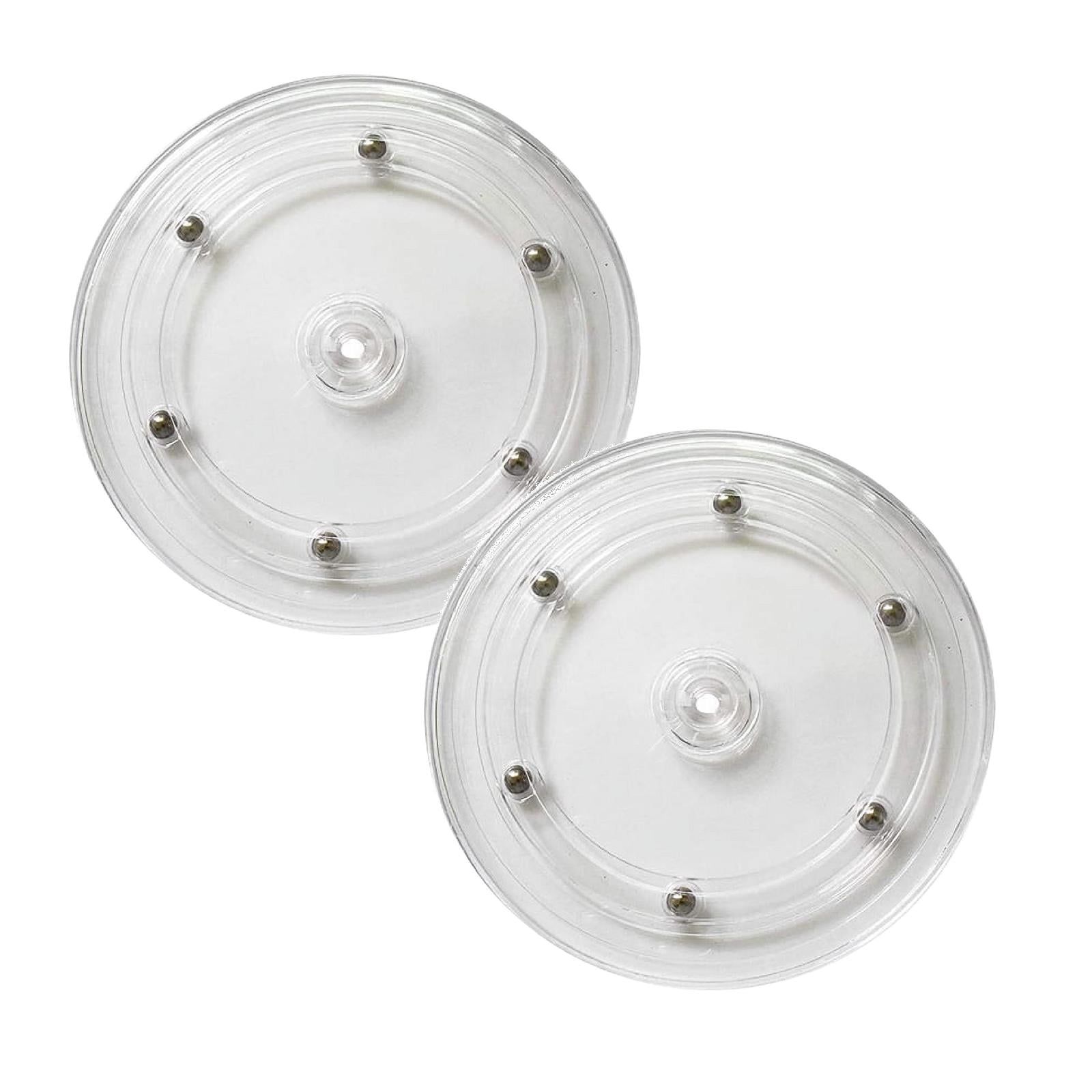 Acrylic Turntable Organizer, Mini Clear Rotating Tray for Rack Table ...