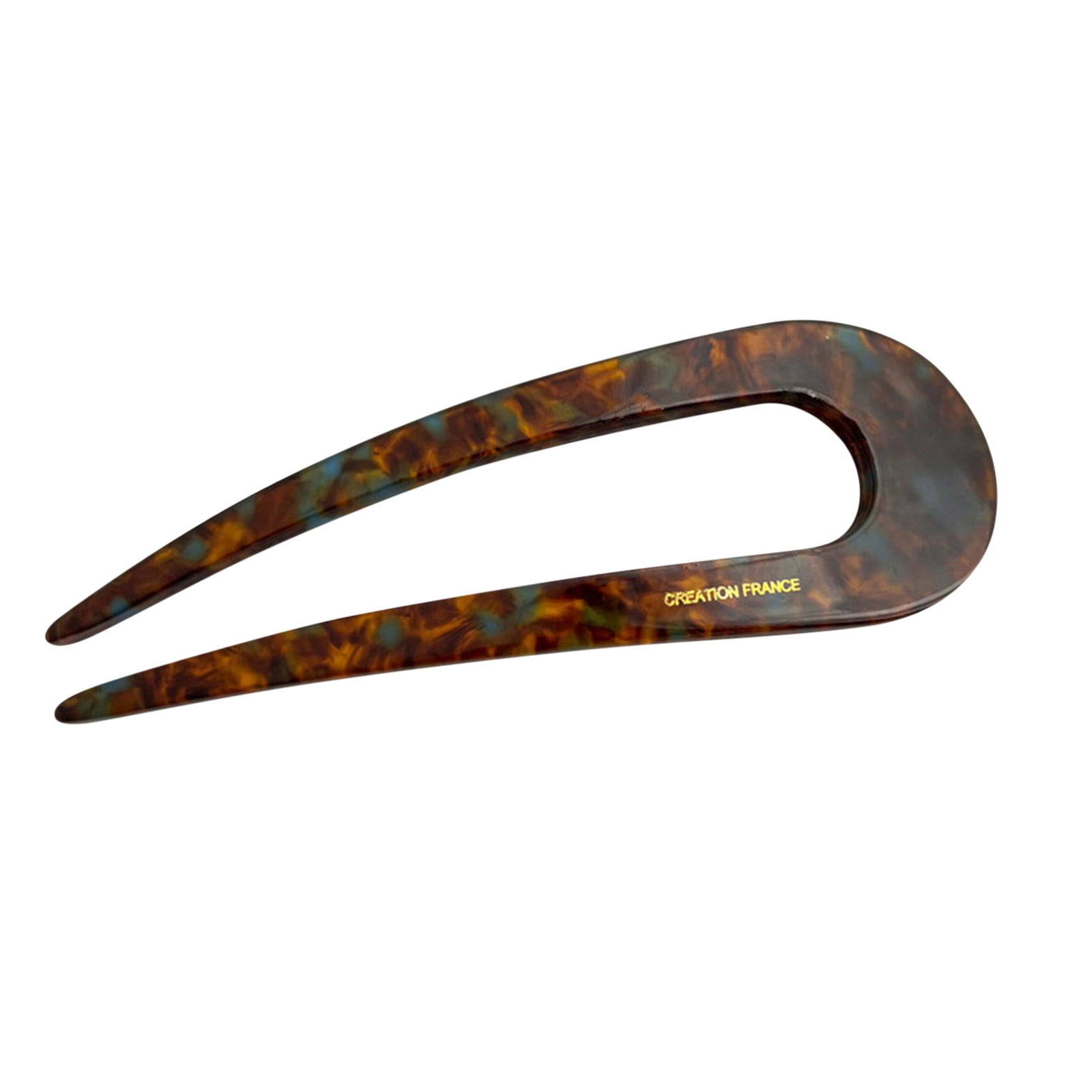 Acrylic U-shaped Hairpin For Women with 2 Prongs, French Hair Pin ...